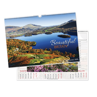 Beautiful Britain Landscape Wall Calendar 2023 - Think Promote