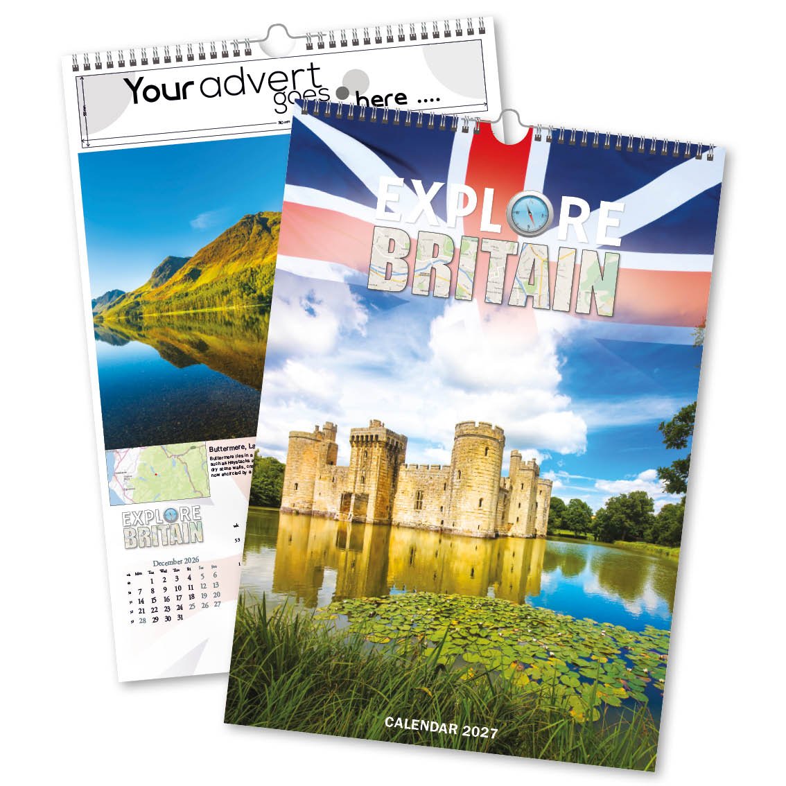 Explore Britain Wall Calendar 2026 - Think Promote
