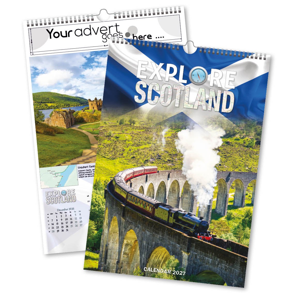 Explore Scotland Wall Calendar 2026 - Think Promote