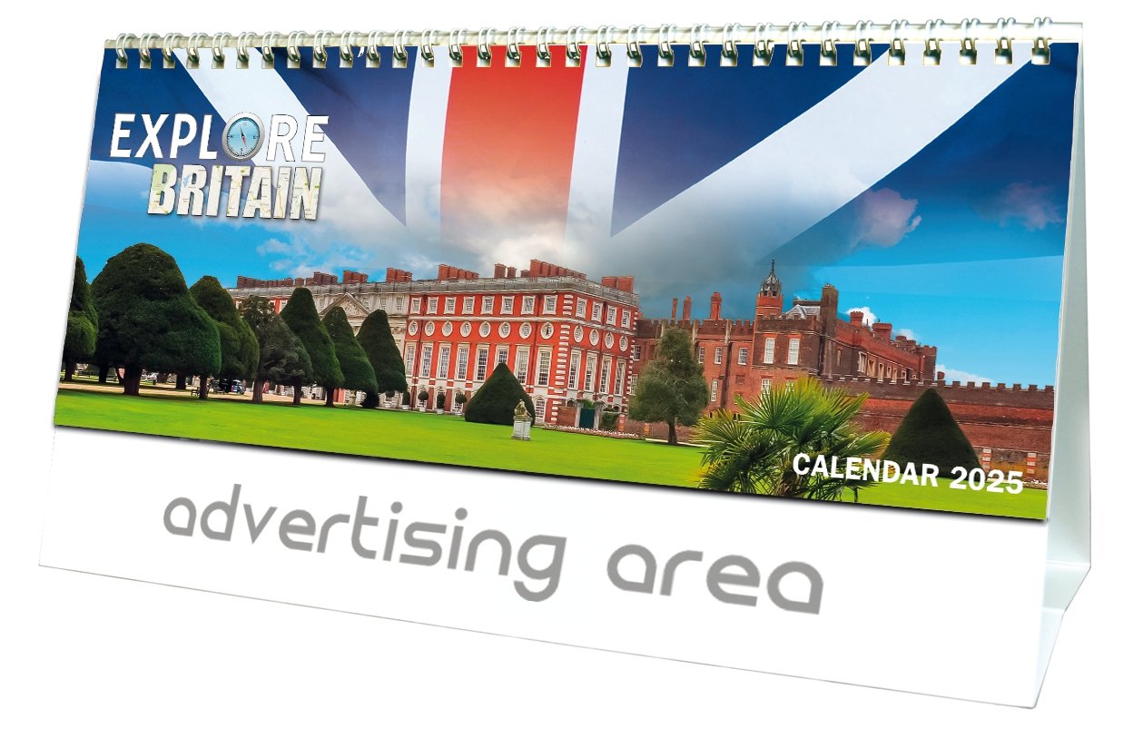 Explore Britain Desk Calendar 2025 - Think Promote