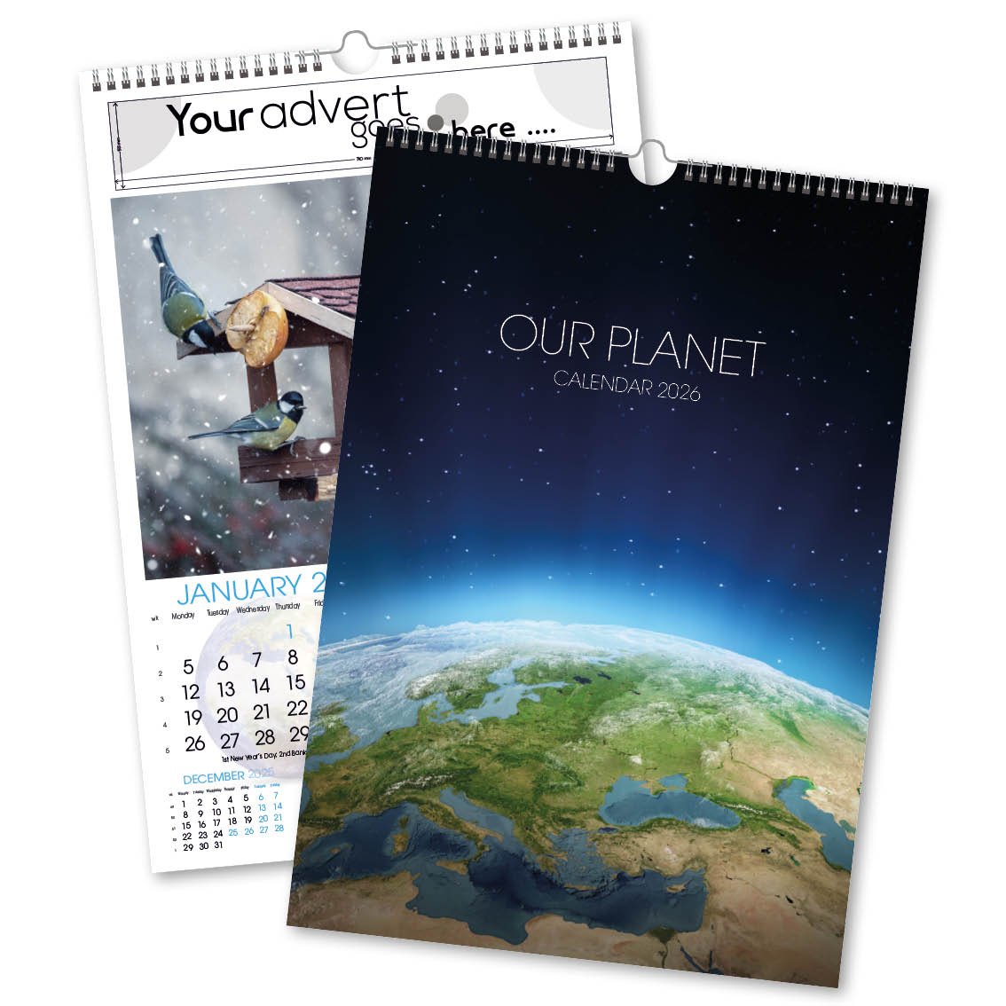 Our Planet Wall Calendar 2026 - Think Promote