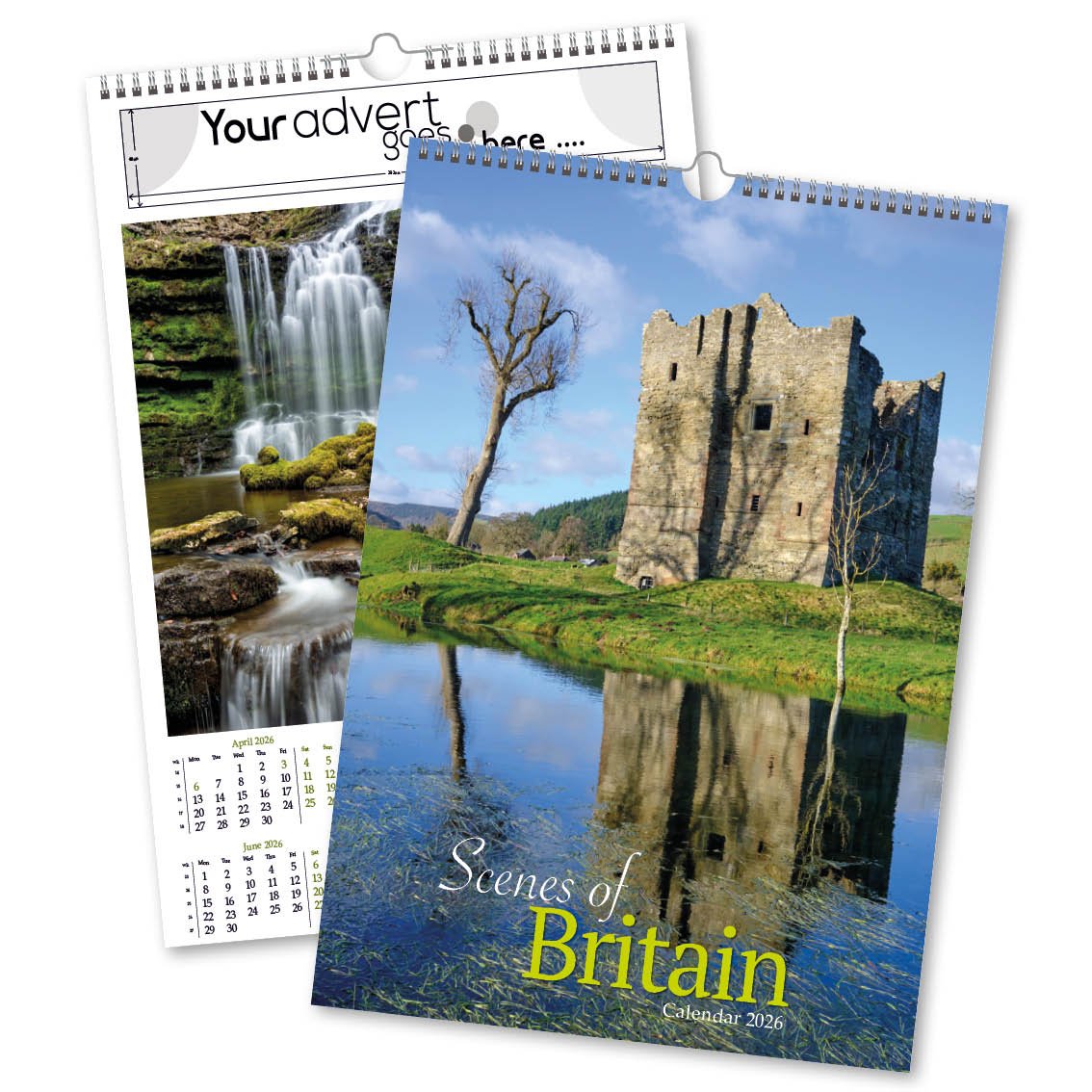 Scenes of Britain Wall Calendar 2026 - Think Promote